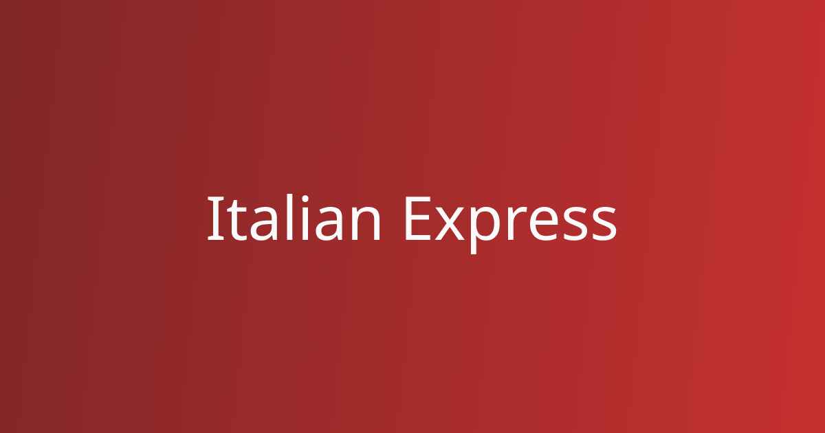 Best Pizza in Tustin, CA | Italian Express | Order Online